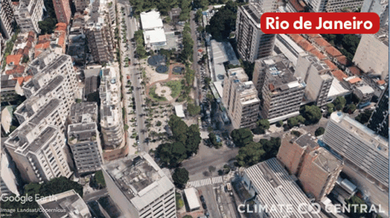 See how Brazilian cities can be affected by sea level as temperatures ...