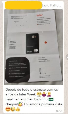 Banco Inter begins issuing Inter Week Black cards